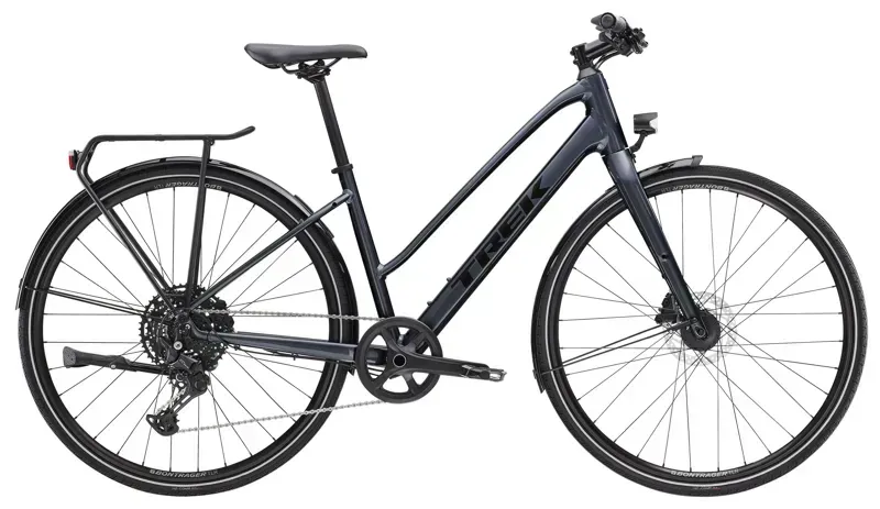 Trek FX 3 Equipped Midstep Road Bike In Galactic Grey