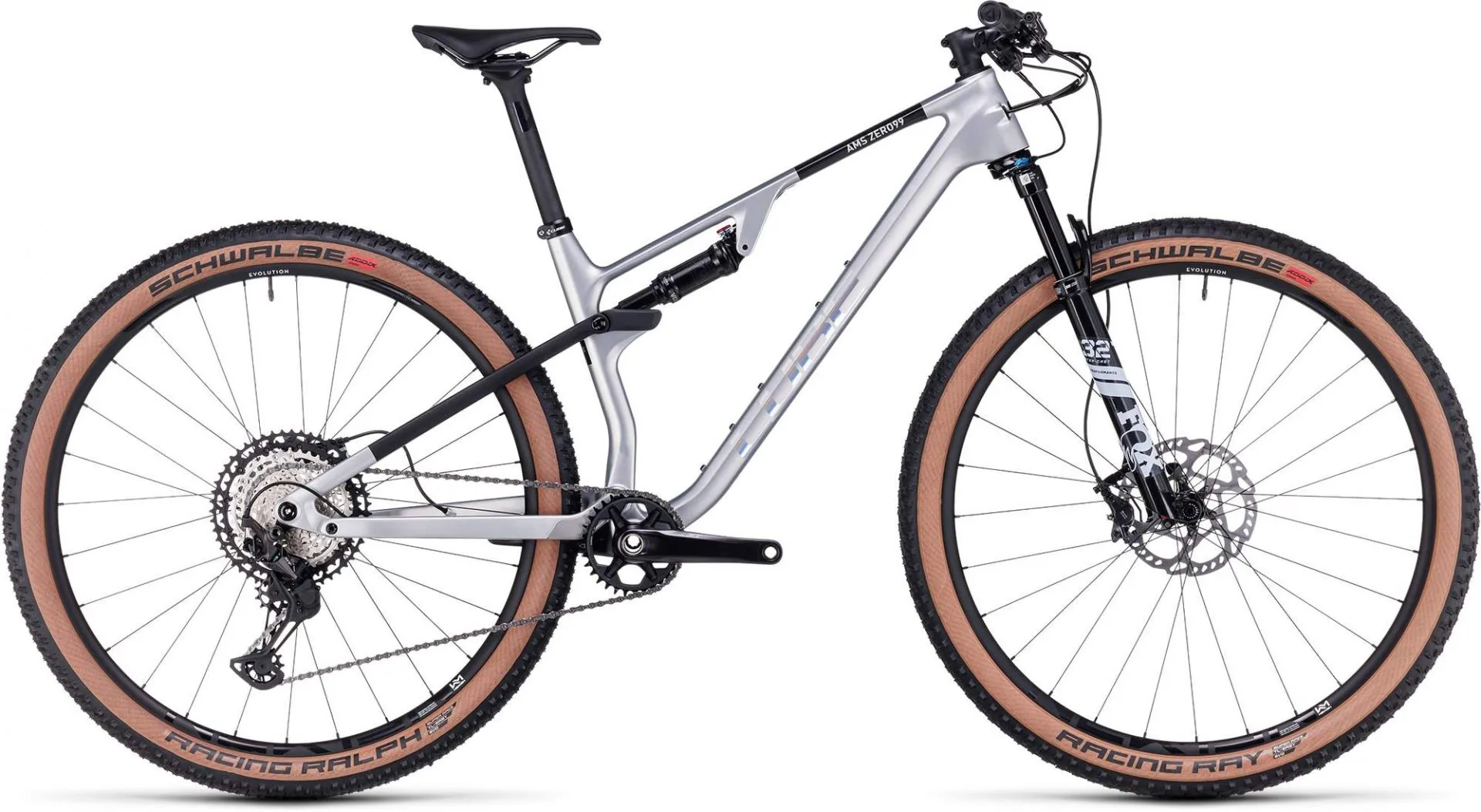 Cube AMS Zero99 C:68x Race 29 Mountain Bike in Silver